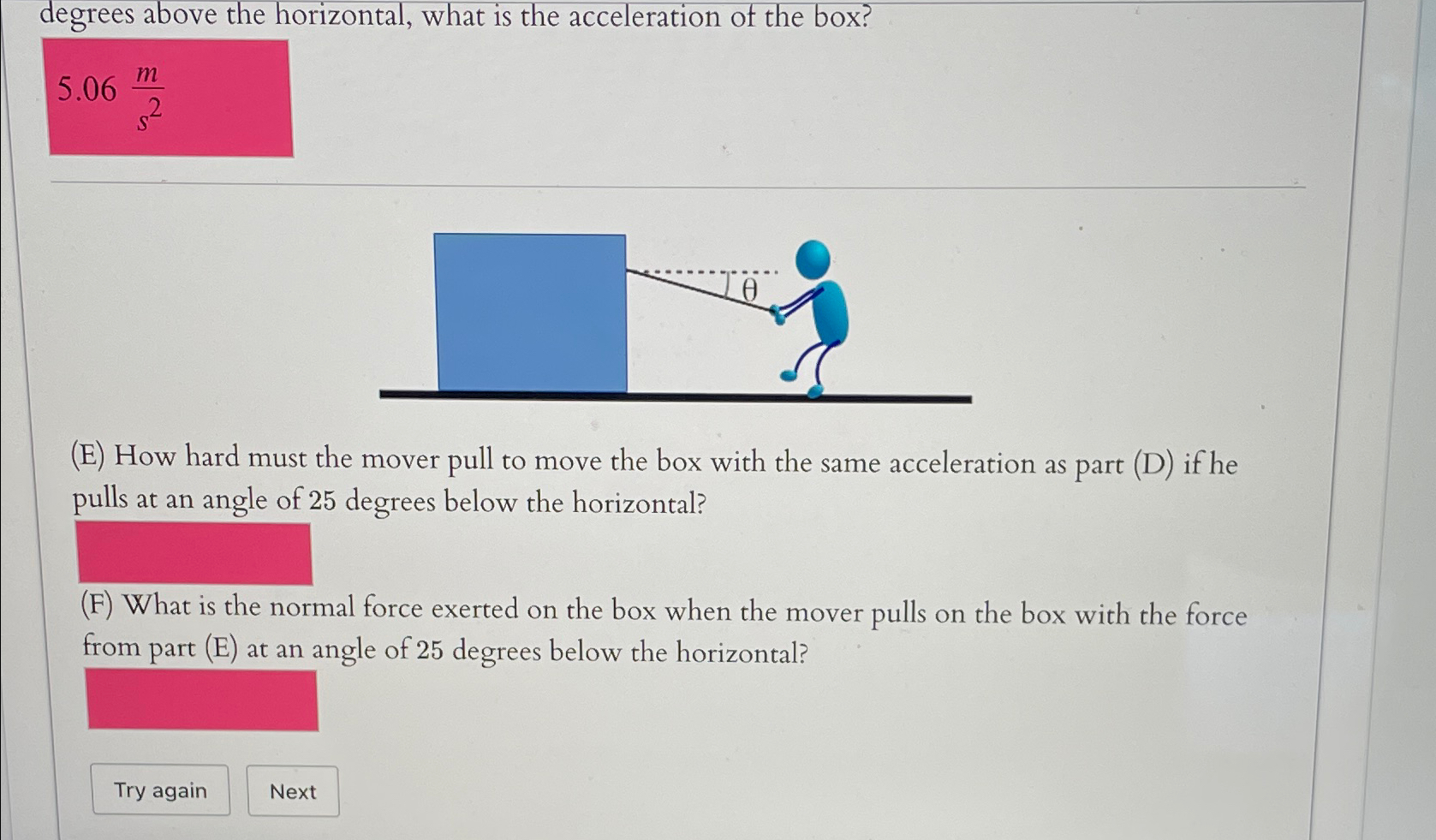 Solved *only answer (D), (E), (F), ﻿with given information | Chegg.com