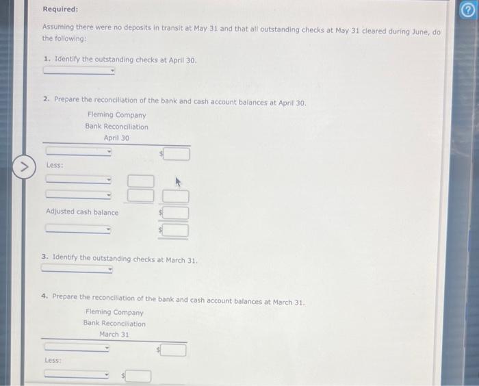 Solved Exercise 4-45 (Algorithmic) Bank Reconciliation | Chegg.com