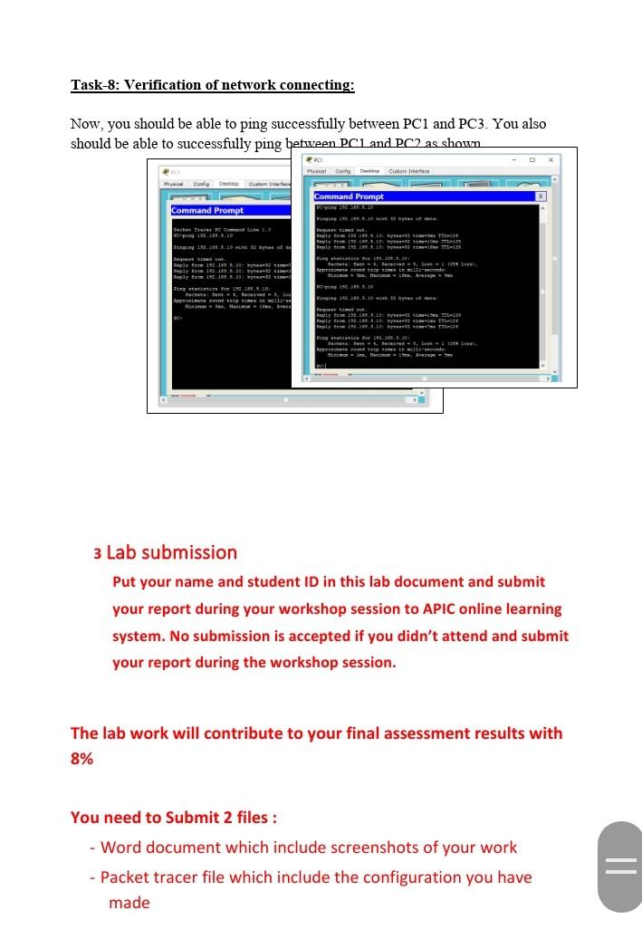 Solved BIS2001 IT Infrastructure and Networking LAB week 6 : | Chegg.com