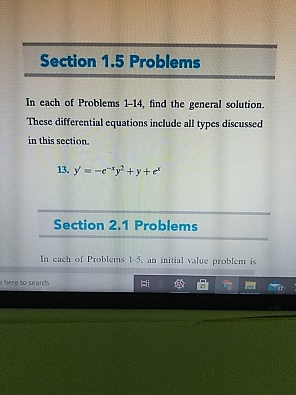 Solved Section 1.5 Problems In each of Problems 1-14, find | Chegg.com