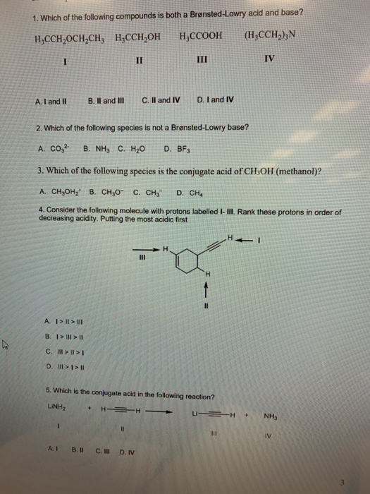 Solved 1. Which of the following compounds is both a | Chegg.com