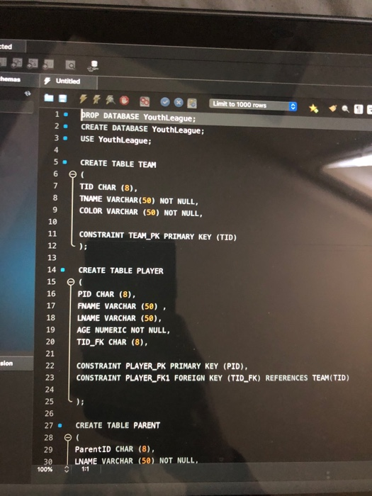 Solved Create Three Or More Mysql Data Control Language 2345