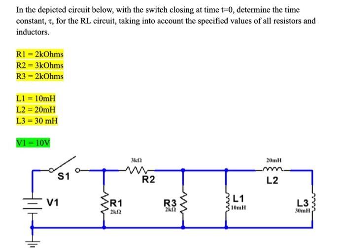 Solved In the depicted circuit below, with the switch | Chegg.com