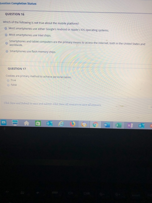 Solved estion Completion Status: QUESTION 16 Which of the | Chegg.com Solved estion Completion Status: QUESTION 16 Which of the | Chegg.com