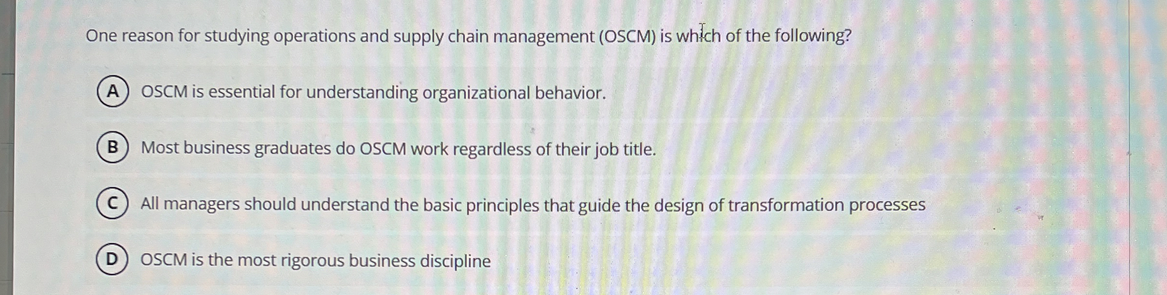 Solved Operations and supply chain processes can be | Chegg.com