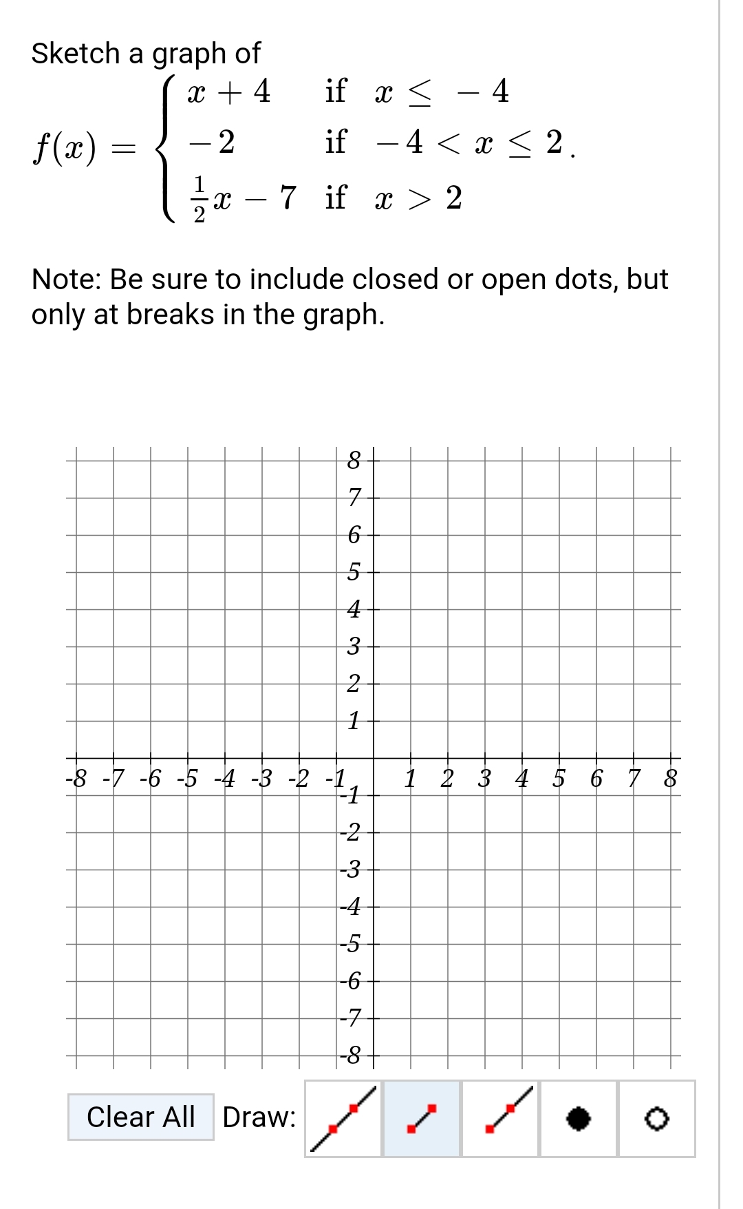 Solved I need help with solving this problem and graphing | Chegg.com
