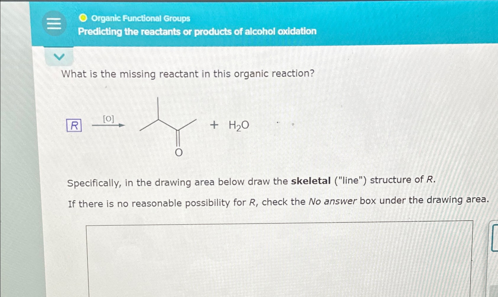Solved Organic Functional GroupsPredicting the reactants or | Chegg.com