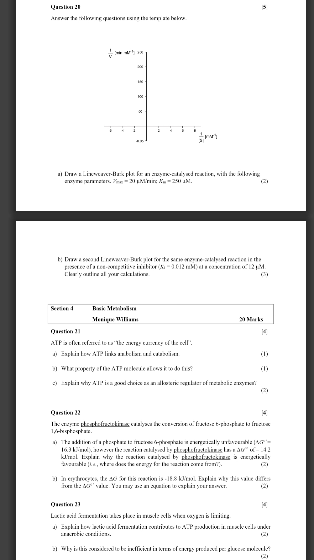 Solved Question 20[5]Answer the following questions using | Chegg.com