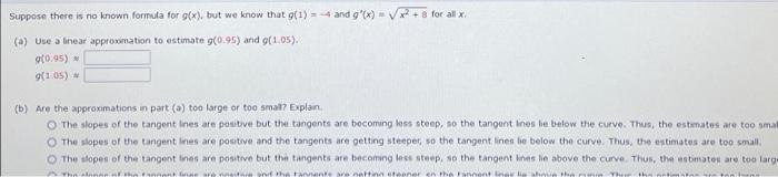 Solved Use a linear approximation (or differentials) to | Chegg.com