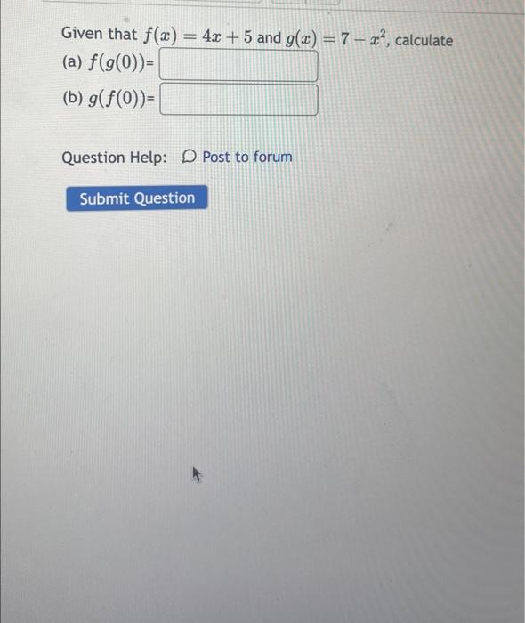 Solved Given the function f(x)={6x−26x−4x
