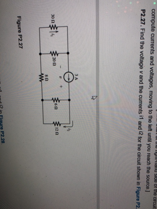 Solved Figure P2.24 200 WW w *P2.25. Find the values of vand | Chegg.com