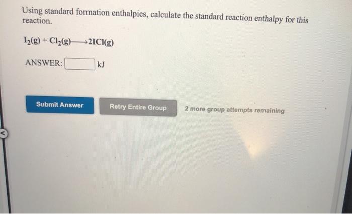 Solved Using standard formation enthalpies, calculate the | Chegg.com Solved Using standard formation enthalpies, calculate the | Chegg.com