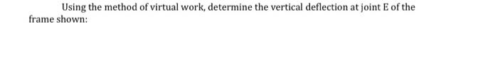 Solved Using the method of virtual work, determine the | Chegg.com