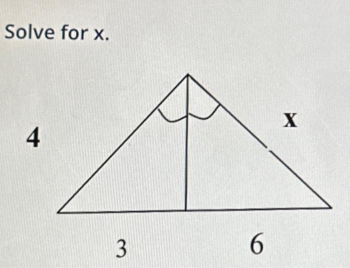 Solved Solve for x. | Chegg.com