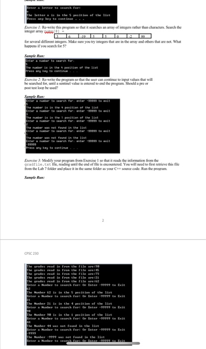 Solved Hands-on Exercise #8 - Chapter 8 I n reach.cpp from | Chegg.com