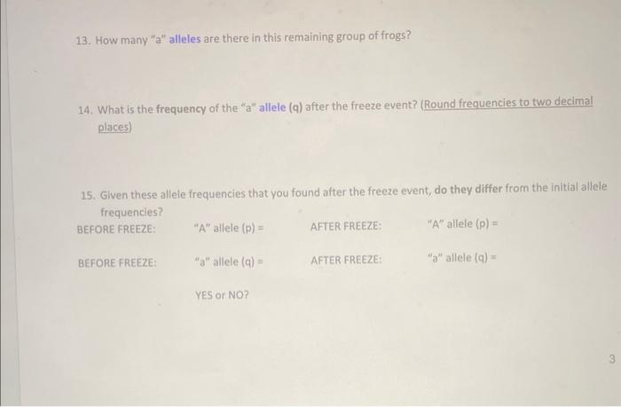Solved BIO 1331: Hardy-Weinberg In Class Worksheet Grey tree | Chegg.com Solved BIO 1331: Hardy-Weinberg In Class Worksheet Grey tree | Chegg.com