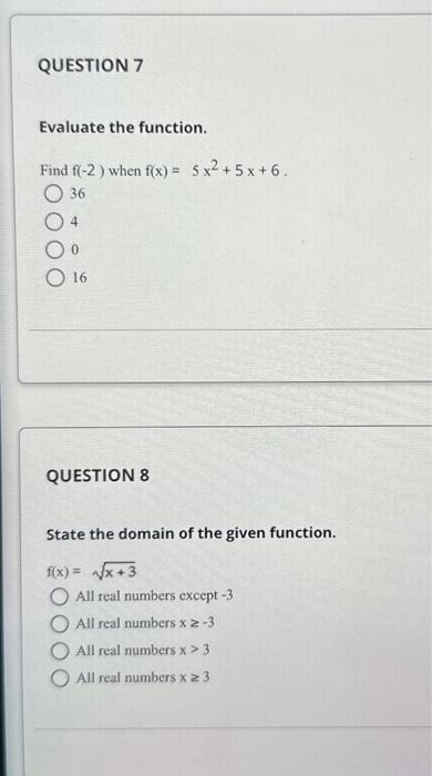 Solved Graph the function. …−m2…Evaluate the function. Find | Chegg.com