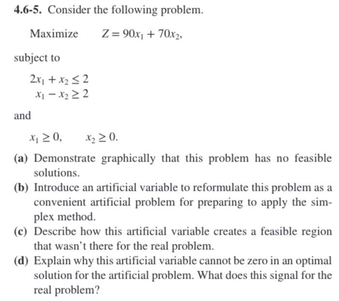 Solved 4.6-5. Consider the following problem. Maximize | Chegg.com