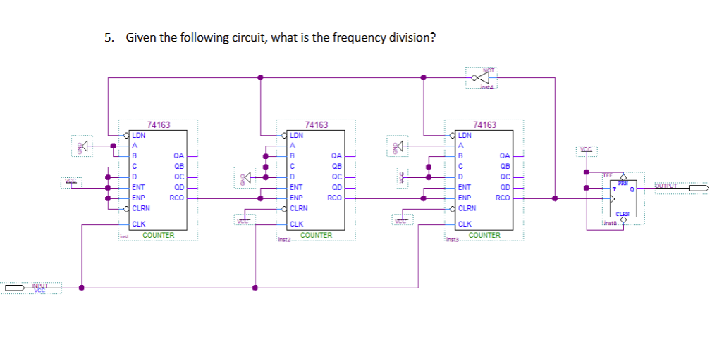Solved 5. ﻿Given the following circuit, what is the | Chegg.com