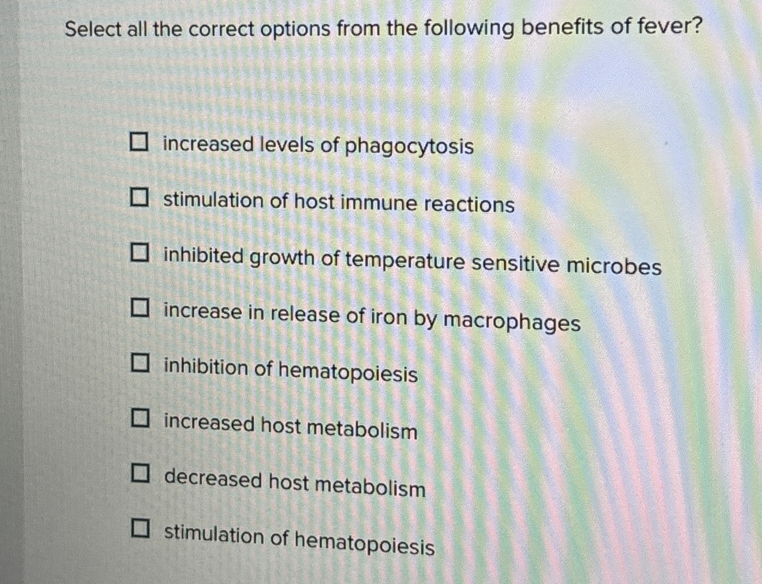Solved Select all the correct options from the following | Chegg.com