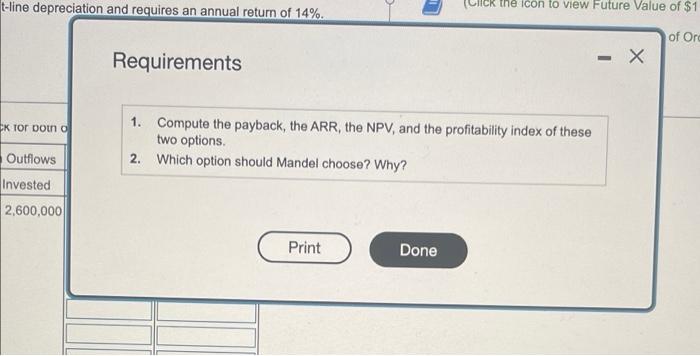 Solved (Click the icon to vie Mandel Manufacturing, Inc. has | Chegg.com
