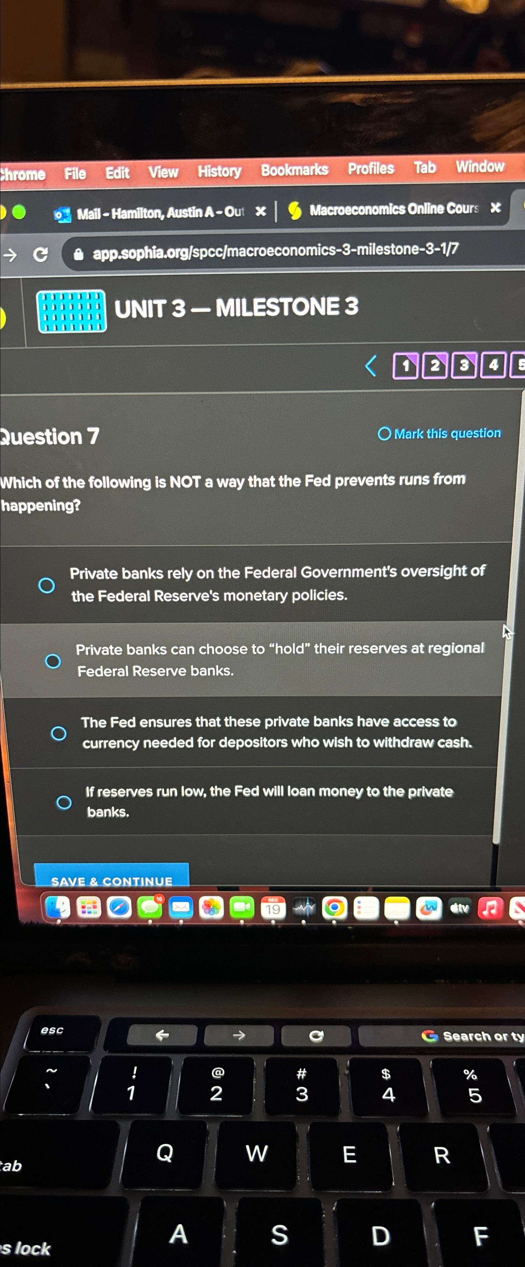 Solved UNIT 3 - ﻿MILESTONE 3Question 7Mark this | Chegg.com