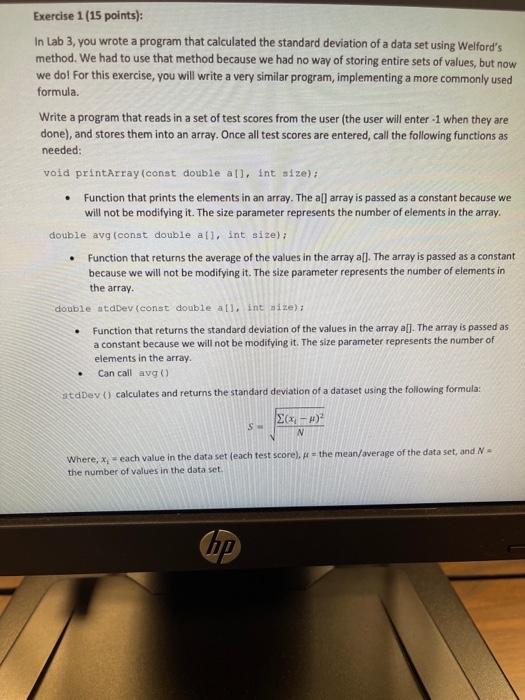 Solved Use test scores: 67.8, 95.6, 89.5 76.7, 71.3, 83.2, | Chegg.com