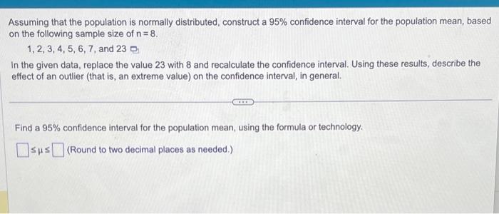 Solved Assuming that the population is normally distributed, | Chegg.com
