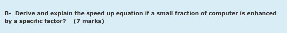 Solved quickly ﻿please ﻿solve ﻿it ﻿B- ﻿Derive and explain | Chegg.com