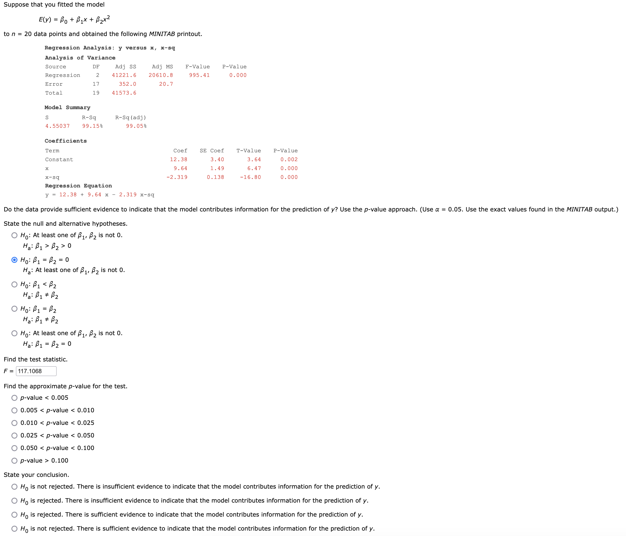 Solved Do the data provide sufficient evidence to indicate | Chegg.com