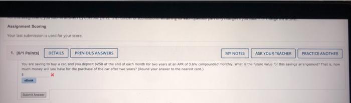 Solved Assignment Scoring Your ton is used for your score 1. | Chegg.com