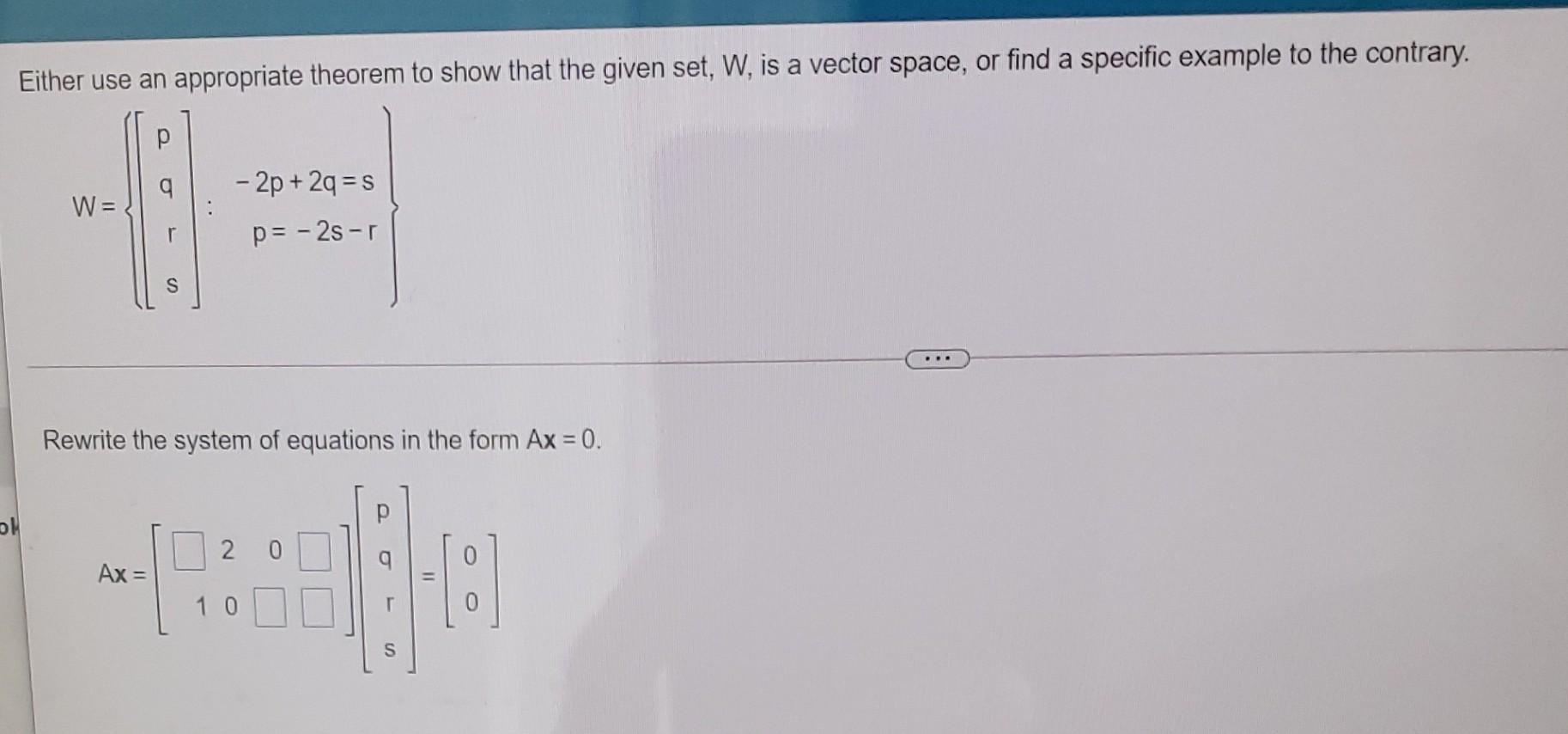 Solved Either use an appropriate theorem to show that the | Chegg.com