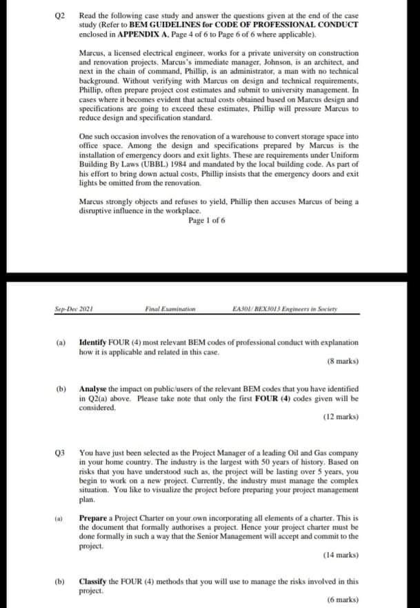 Solved 02 Read the following case study and answer the | Chegg.com