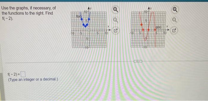 Solved Use the graphs, if necessary, of the functions to the | Chegg.com