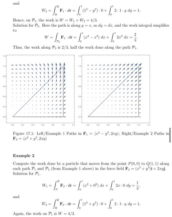 Solved Elements Of Vector Analysis Fields And Work A Field