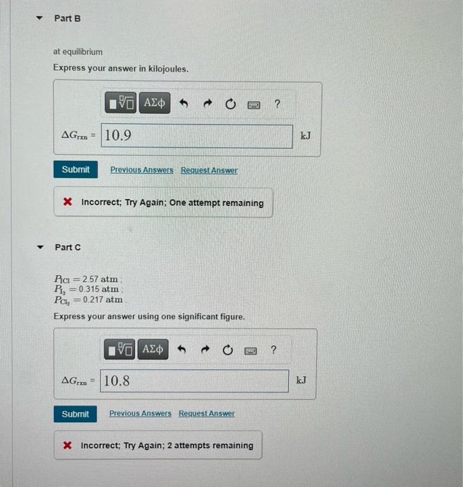 Solved Consider the following reaction: I2( g)+Cl2( | Chegg.com