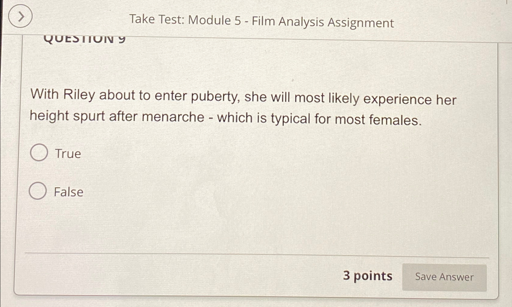 Solved Take Test: Module 5 - ﻿Film Analysis AssignmentWith | Chegg.com