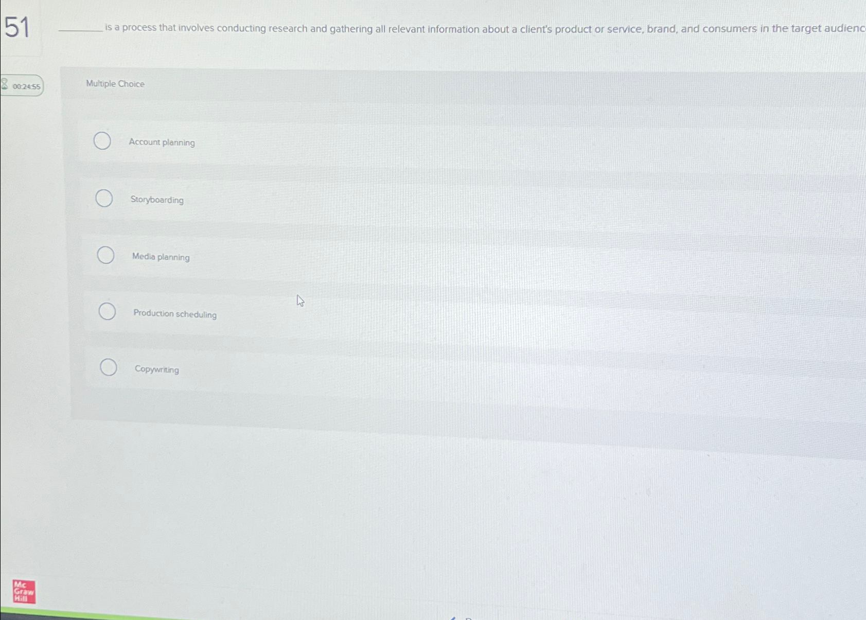 Solved 51q, ﻿is a process that involves conducting research | Chegg.com