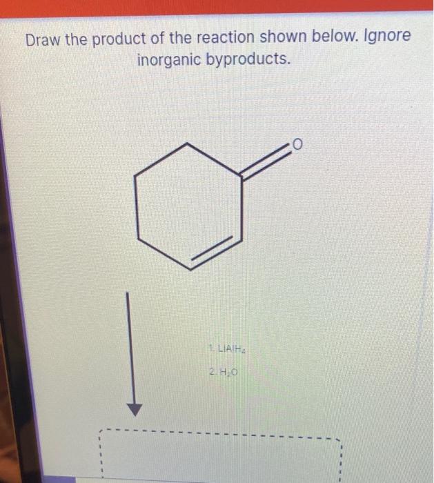 Solved Draw the product of the reaction shown below. Ignore | Chegg.com