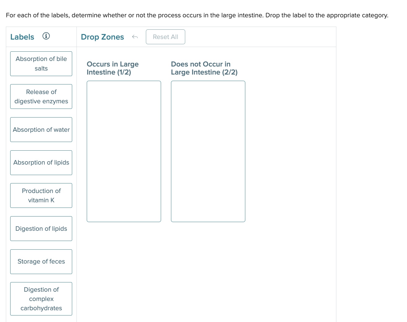 Solved For each of the labels, determine whether or not the | Chegg.com