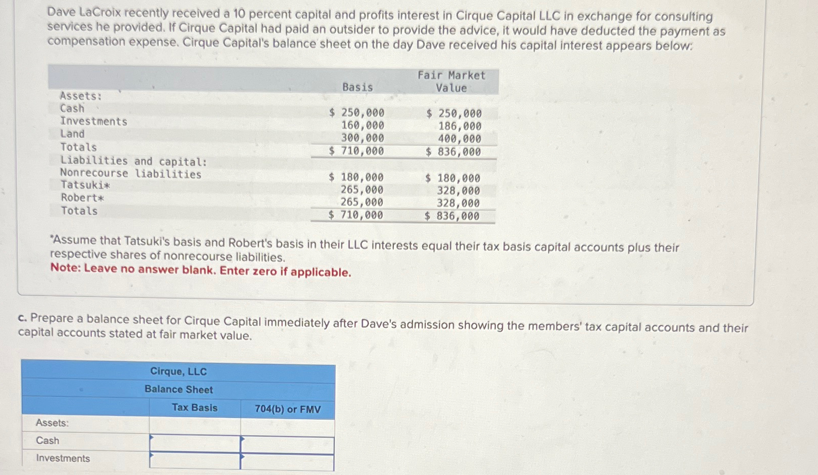 Solved Dave LaCroix recently received a 10 ﻿percent capital | Chegg.com