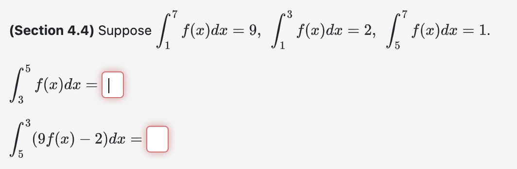 Solved (Section 4.4) ﻿Suppose | Chegg.com