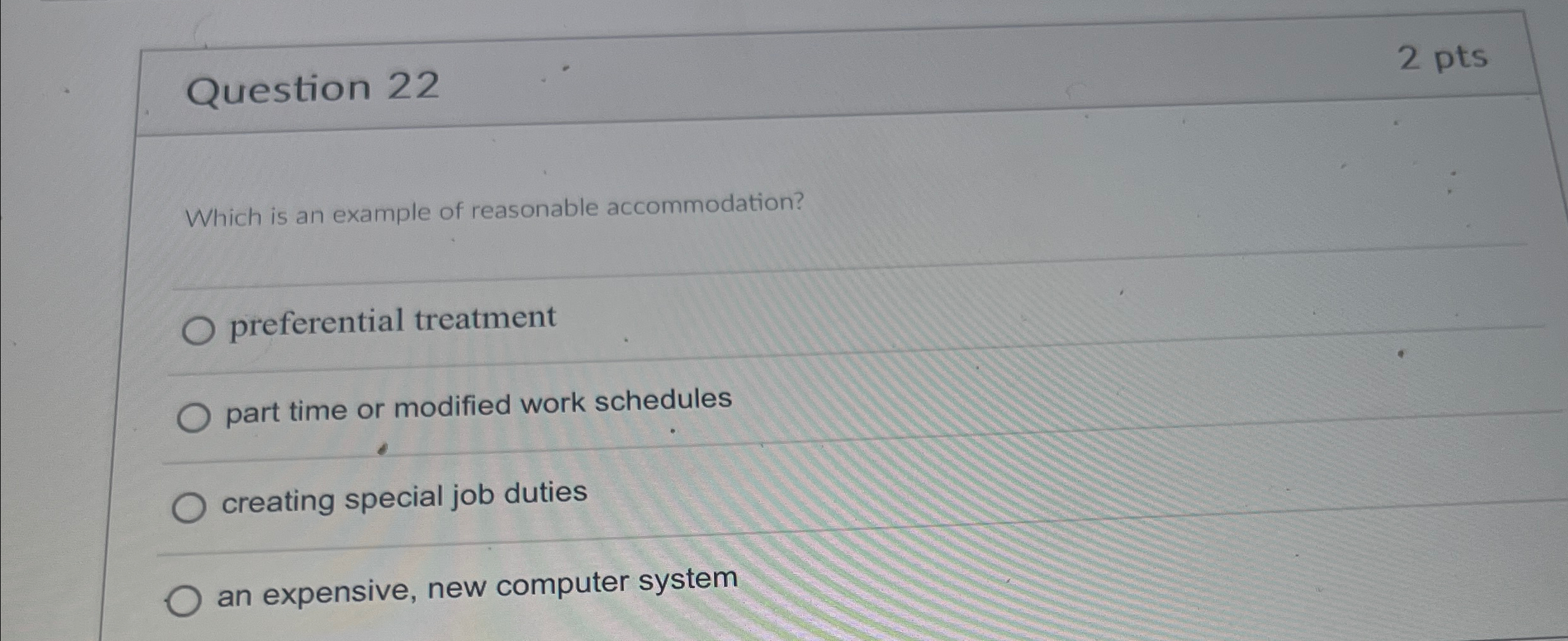 Solved Question 222 ﻿ptsWhich is an example of reasonable | Chegg.com