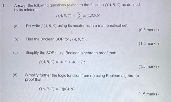 Solved Answer the following questions related to the | Chegg.com