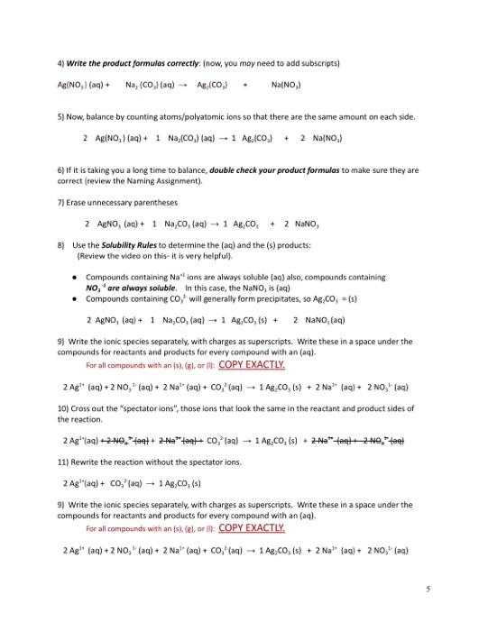 Solved Aqueous lonic Reactions: Double Replacement Reactions | Chegg.com