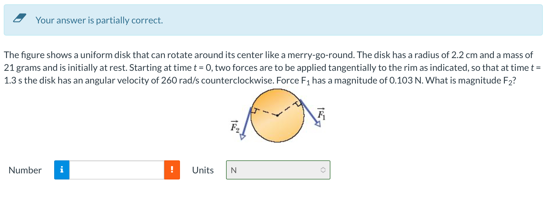Solved The figure shows a uniform disk that can rotate | Chegg.com