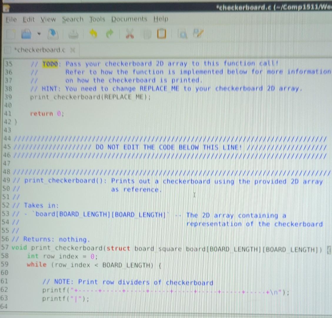 Prepare A Checkerboard Write A C Program