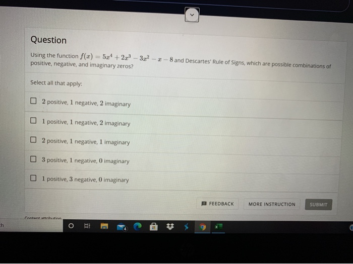 Solved Question Using the function f(x) = 5x + 2r3 - 3r? - | Chegg.com