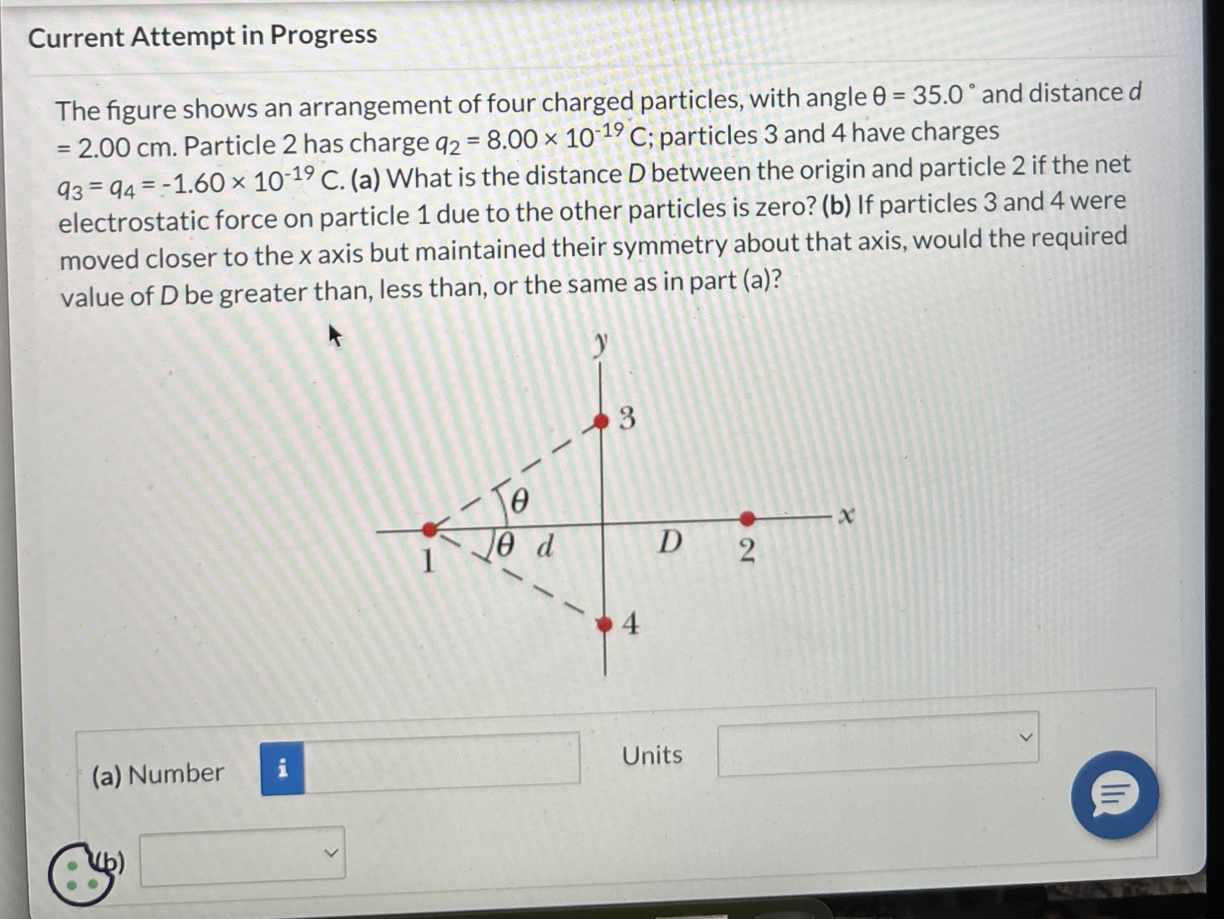 Solved Current Attempt in ProgressThe figure shows an | Chegg.com