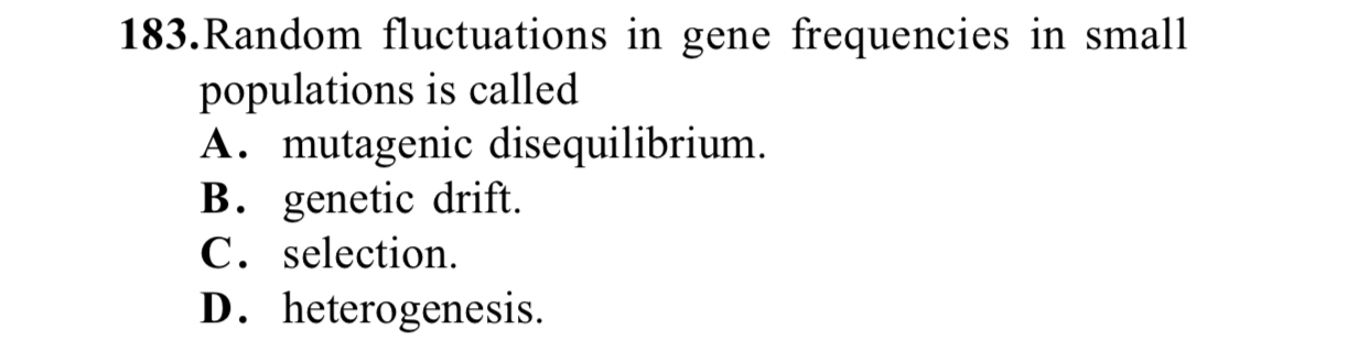 Solved Random fluctuations in gene frequencies in small | Chegg.com